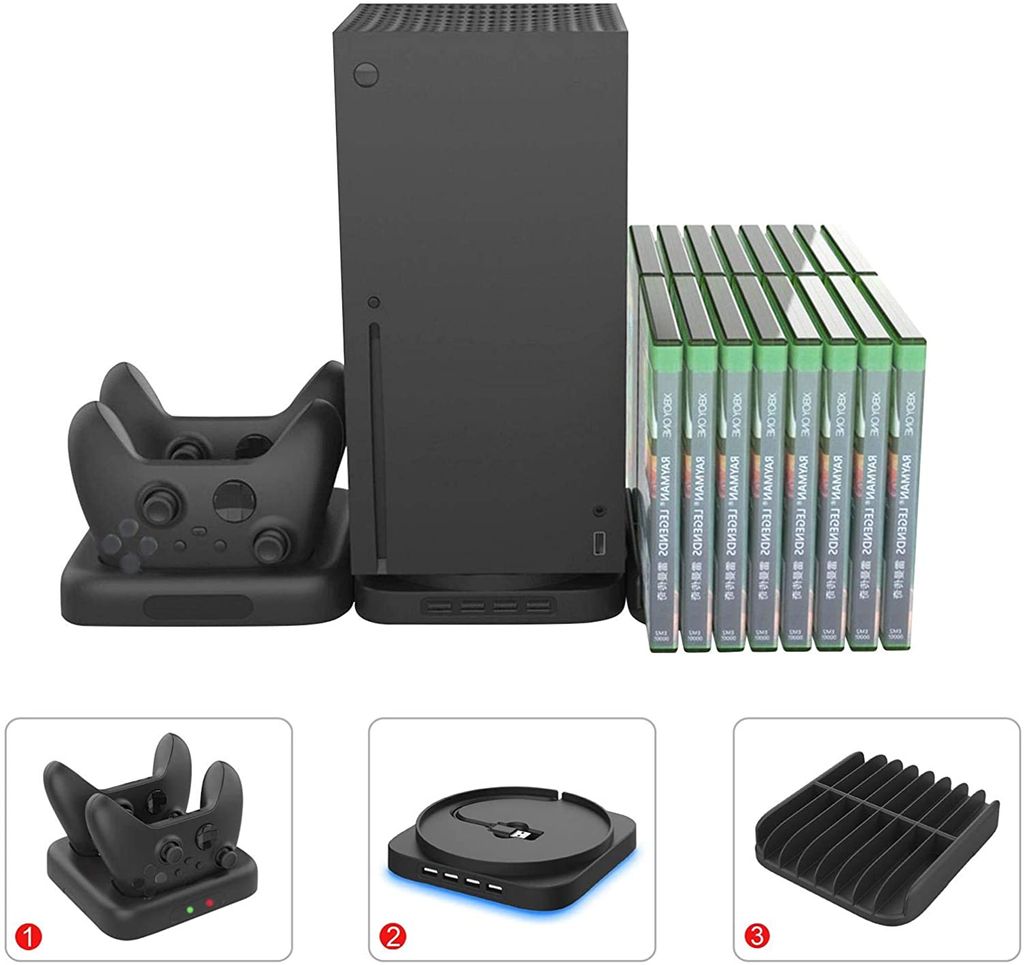 Bases and Stands for Xbox Series X: Models, Features and Prices